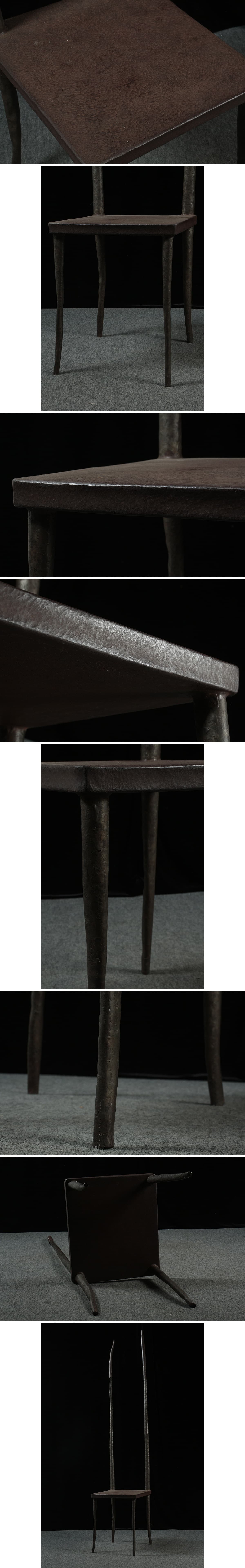 【樂淘letao】日本代購代標第一品牌－GA004 大型 重厚 古鉄「Iron Chair・鉄椅子」全高195.2cm 座面40.7cm 重20.2kg・アイアンチェアー「王の椅子 ...